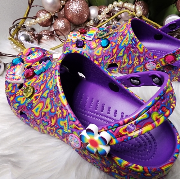 Lisa Frank | Shoes | Crocs Unisexadult Classic Lisa Frank Clogswomen ...
